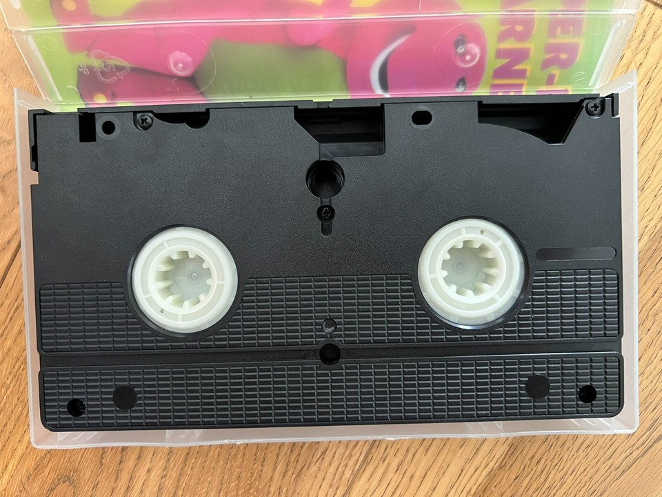 Barney Goes to School VHS Video Tape TV Animation Kids 1990 PolyGram ...