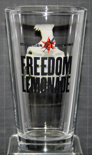REVOLUTION BREWING FREEDOM LEMONADE CHICAGO IL V 2000's A.C.L. PINT ...