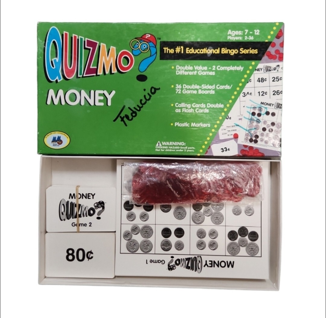 2005 Quizmo Money Bingo Game Age 8 & Up | eBay