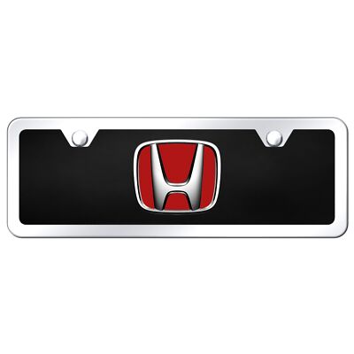 Honda Logo Acrylic License Plate Kit | eBay