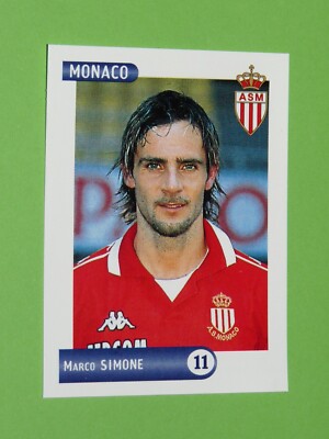#190 MARCO SIMONE AS MONACO PANINI FOOTBALL 2000-2001 FOOT 2001 | eBay