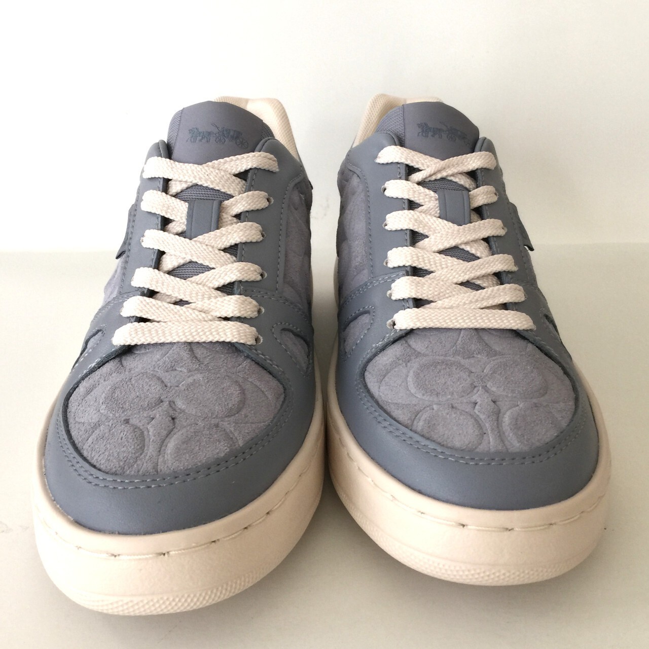COACH Clip Low Top Sneaker In Signature Suede Leather Upper Womens US ...