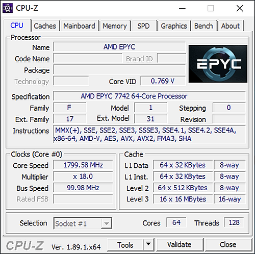 AMD epyc 7742 official version 64 core 128 thread 2.25GHz 225w CPU ...