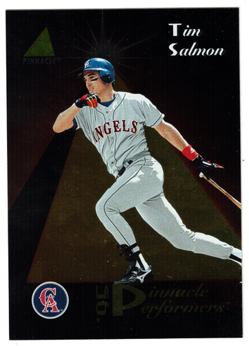 1995 Pinnacle Performers PP8 TIM SALMON Baseball Card California Angels ...