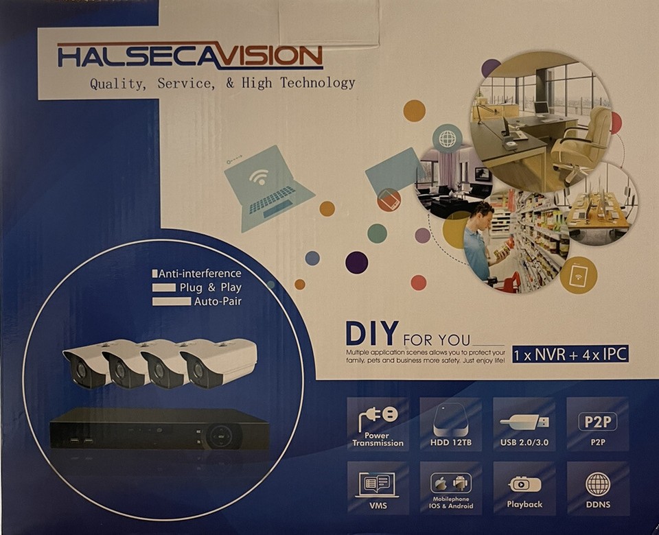 OEM Longse New, 4CH 1280H DVR IR Night Vision Home Security Camera ...