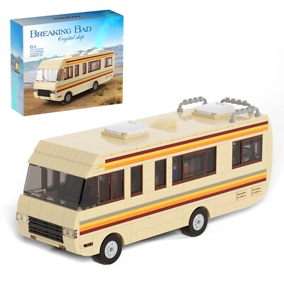 New Classic Movie Breaking Bad Car Building Blocks Kit Lab RV Vehicle ...