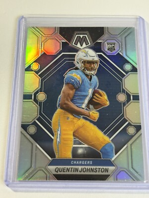 Quentin Johnson RC 2023 Mosaic True Silver Prizm Rookie #356 LA ...