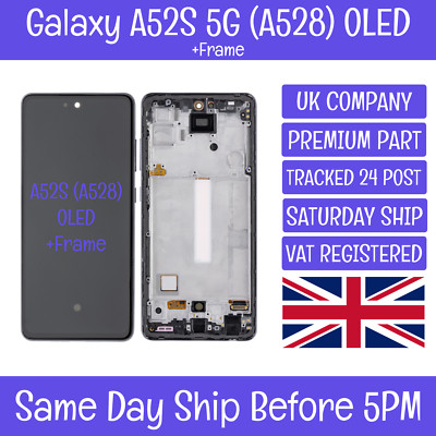 Samsung Galaxy A52S 5G SM-A528 OLED LCD Screen Display Touch Digitizer+Frame | eBay UK