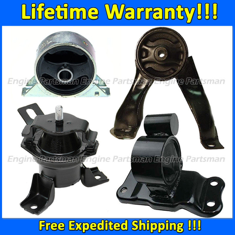 K2083 Motor & Trans Mount Set For 2004-06 Mitsubishi Lancer Ralliart 2 ...