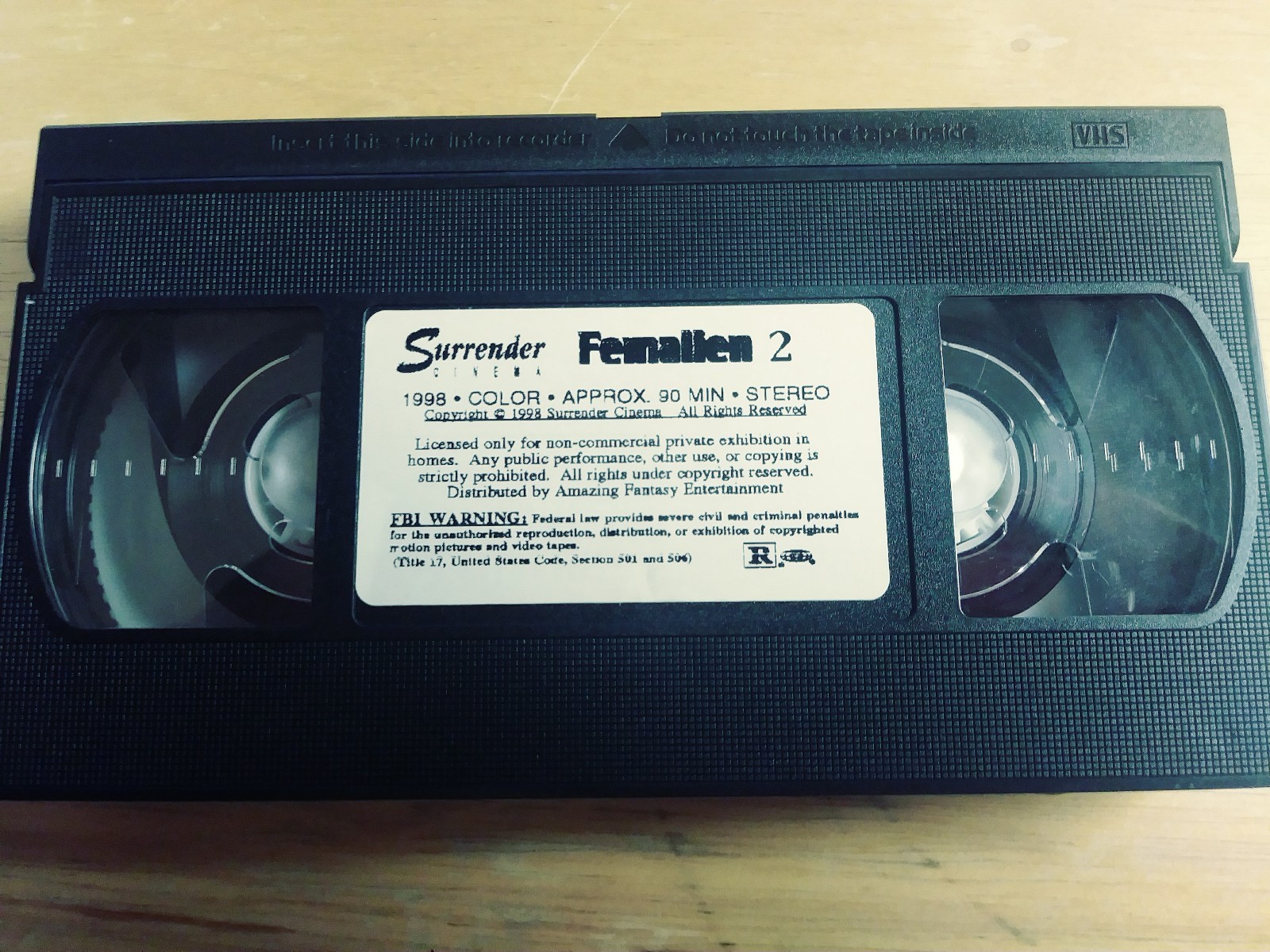 Rare FEMALIEN 2 - VHS - EROTIC SCI FI HORROR - VENESA TALOR - hard case ...
