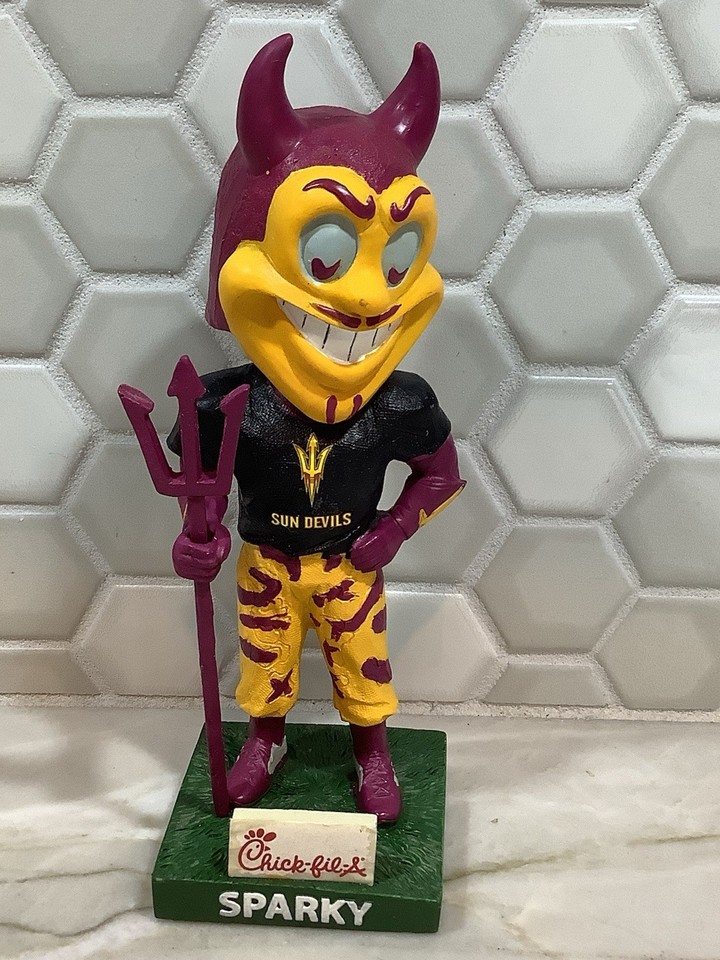 Sparky The Sun Devil Bobblehead ASU Football Chick-Fil-A Stadium ...