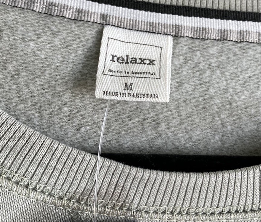 relaxx Cropped Light Green Smiley Face Sweatshirt Size Medium | eBay