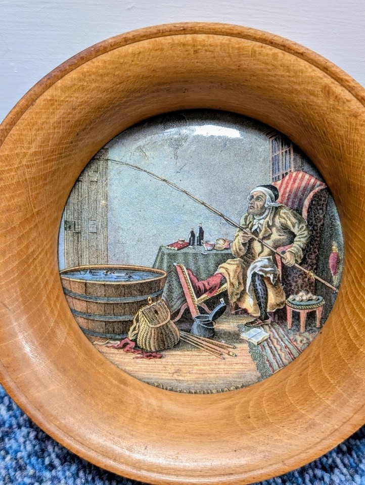 Pair Of Antique Pratt Pot Lids. Framed. Good Condition. | eBay UK