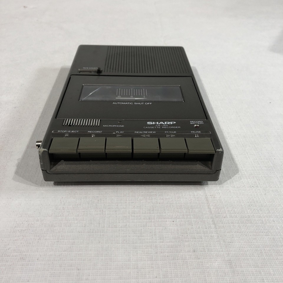 Sharp Cassette Recorder CE-152 Tape Player Electronics | eBay