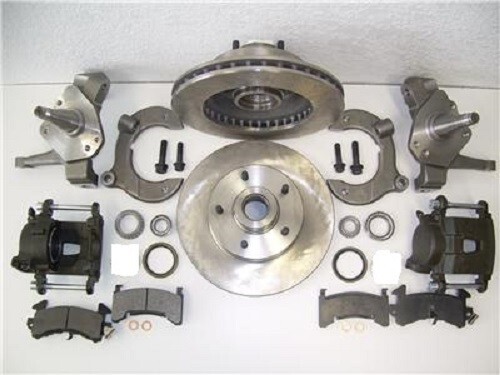 Mustang II Front Disc Brake Conversion Kit 2" Drop Spindles Chevrolet 5 ...