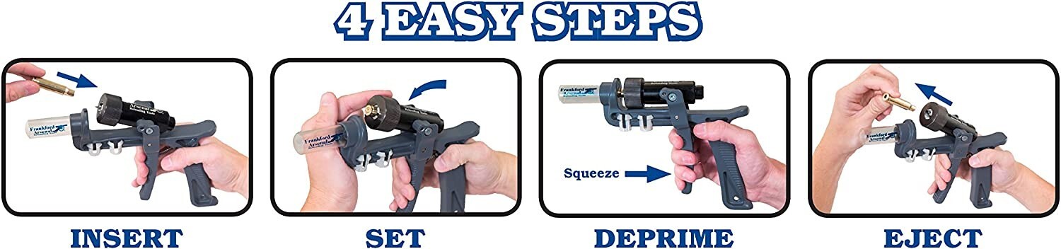 Hand Deprimer Tool for Standard Primer Removal for Gun Reloading ...