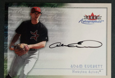 2000 Fleer (Autographics) SIGNED: Adam Everett, ASTROS | eBay