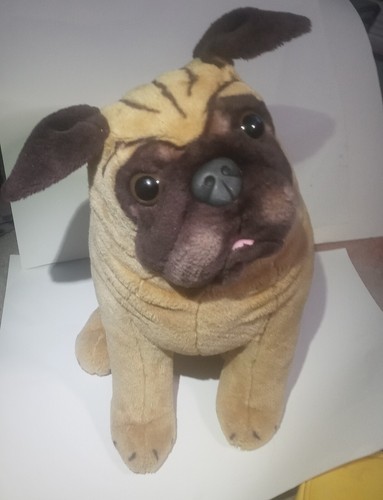 Realistic mellisa and doug Pug #2125 Plush Large | eBay