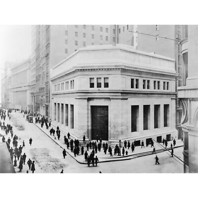 Underhill Corner 23 Wall Street New York 1914 Photo Wall Art Canvas ...