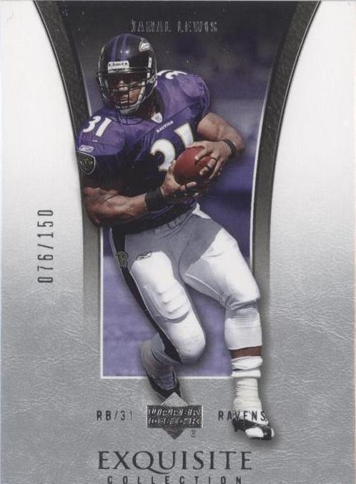 2005 Upper Deck Exquisite Collection - Jamal Lewis #3 /150 for sale ...