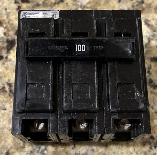 CUTLER-HAMMER BA CIRCUIT BREAKER BAB3100H 100AMP 240VOLT 3POLE | eBay