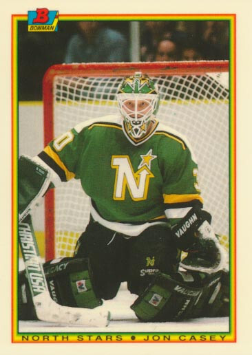 1990-91 Bowman Tiffany #183 JON CASEY - Minnesota North Stars | eBay.de