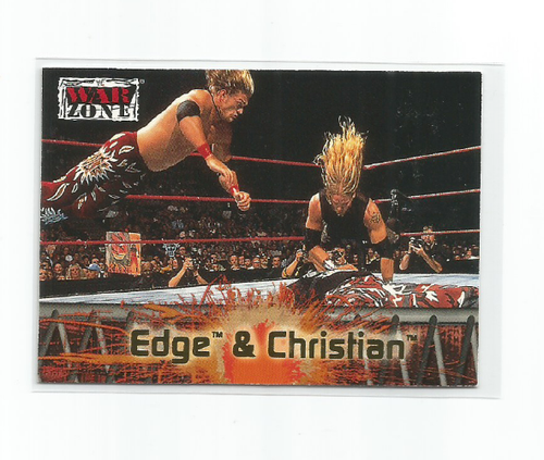EDGE & CHRISTIAN 2001 FLEER WWF/WWE WAR ZONE CARD #55 | eBay