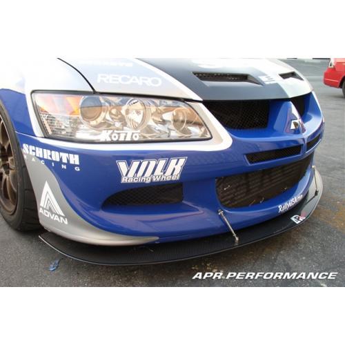 APR Carbon Fiber Front Lip Wind Splitter for 03-05 Lancer Evolution EVO ...