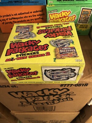 2005 Wacky Packages All-New Series 2 Factory Sealed Box 24 Packs ...