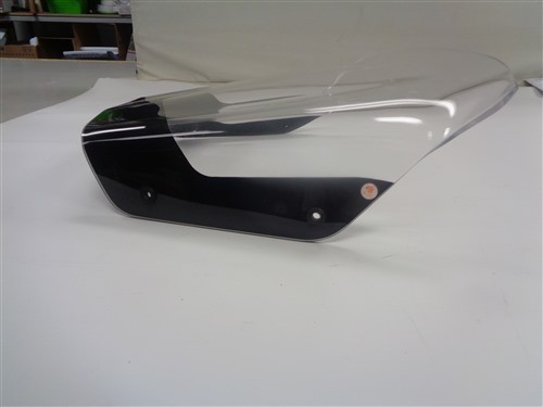 RANGER WINDSHIELD CLEAR / BLACK PLEXIGLASS 5 3/4" X 15 1/2" X 15 1/2 ...
