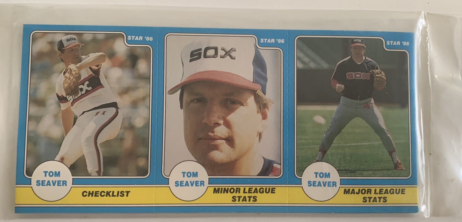 1986 Tom Seaver Sealed Panel Set of cards by the Star Company - 24 ...