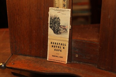 Vintage Matchbook Burstall hotel and Cafe Saskatchewan | eBay
