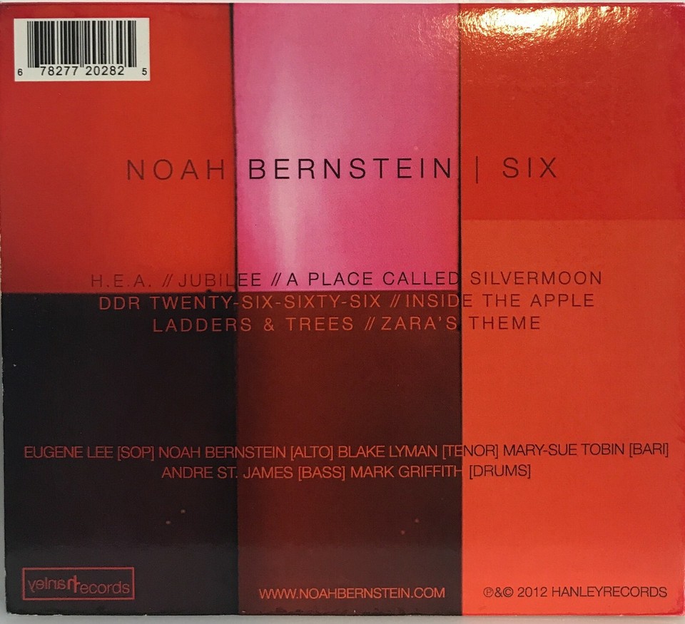 Noah Bernstein : Six (CD 2012 Card Sleeve) *Very Good* 678277202825| eBay