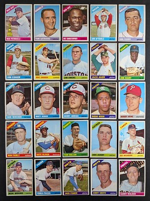 1966 Topps Baseball Set Break 25 Cards | eBay
