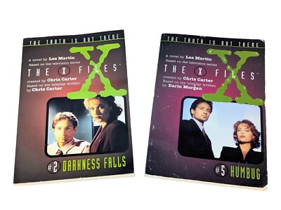 The X-Files Book #2 Darkness Falls & #5 Humbug Paperback Books Mystery ...