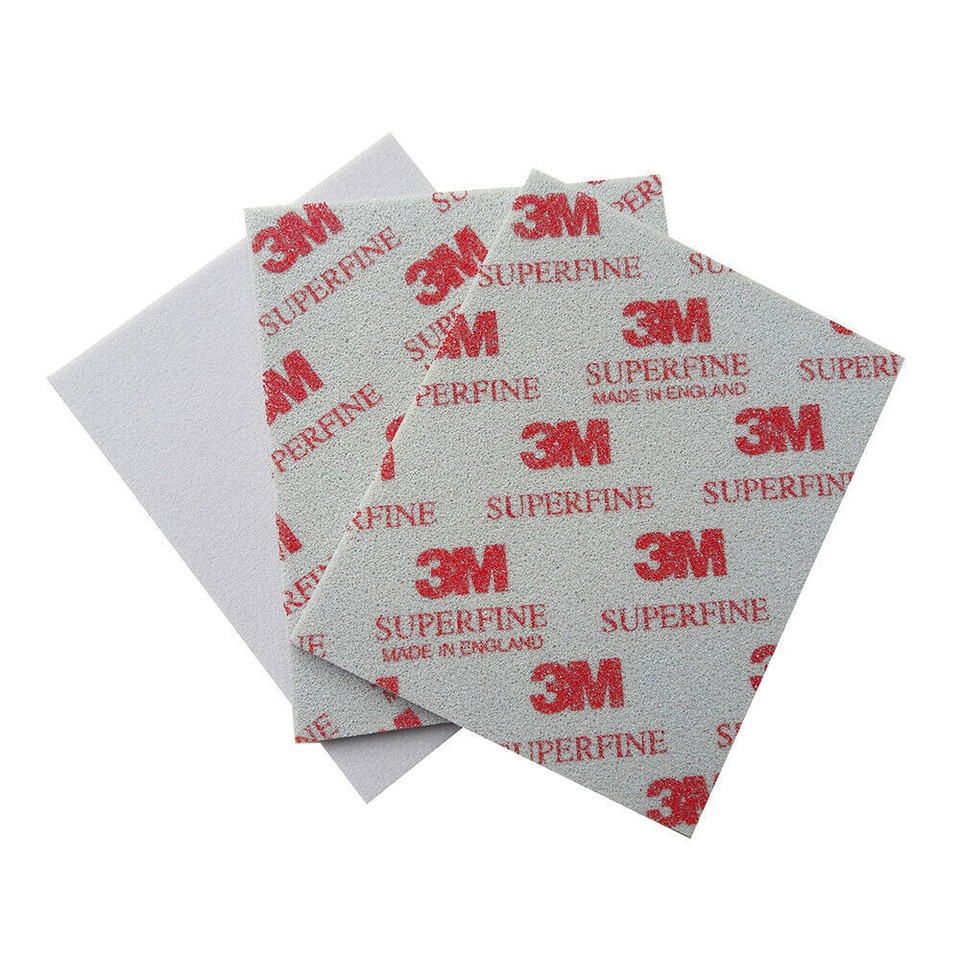 Wet/Dry Softback Abrasive Sanding Sponge Foam Pad Micro Super Ultra ...