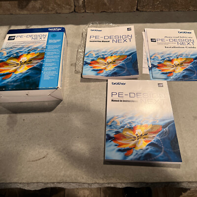 Brother PE-Design Next Instruction Manuals Installation Guides ONLY ...