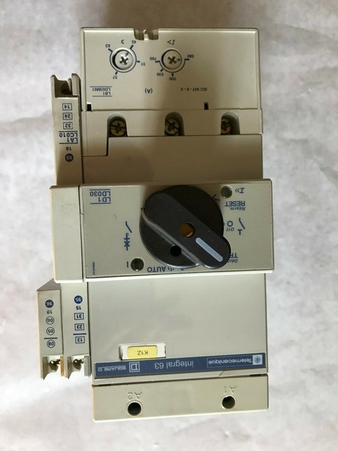 Square D Telemecanique Integral 63 Contactor Ld1ld030fc Lb1ld03m ...