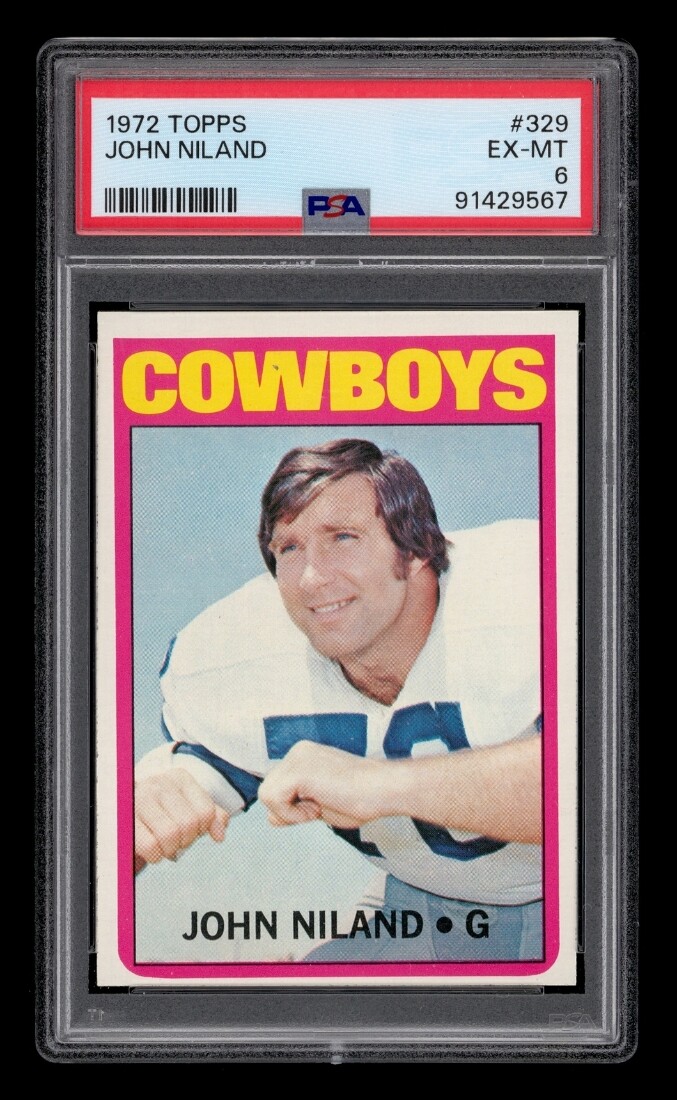 1972 Topps Set-Break #329 John Niland PSA 6 EX-MT | eBay