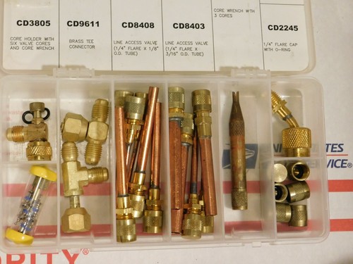C&D HVAC Appliance Refrigerator Service Access Valve Fitting Kit ...
