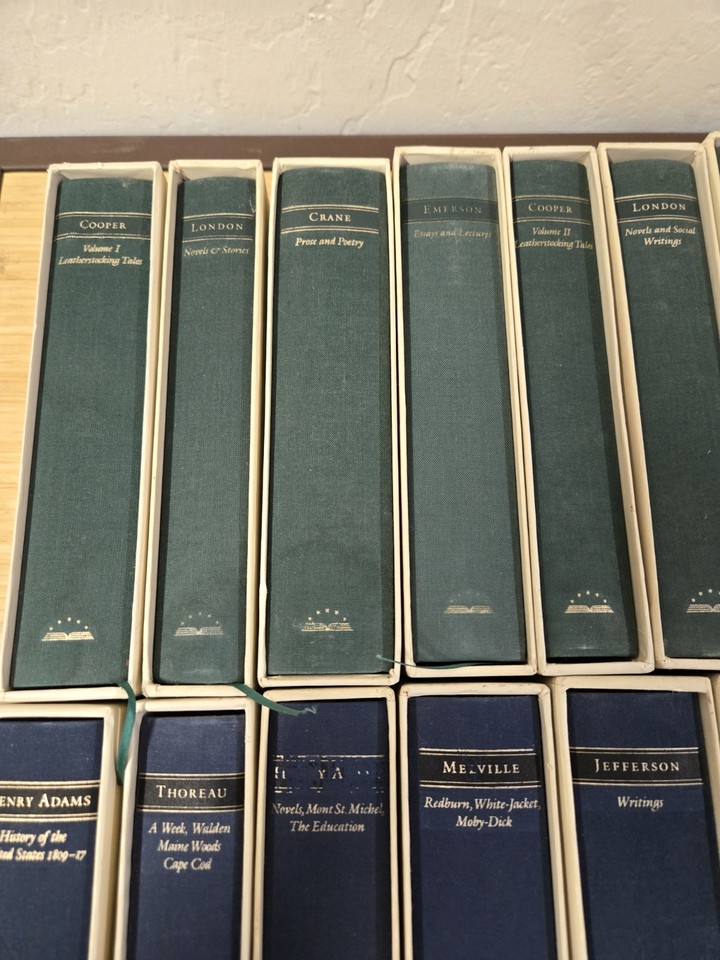 Lot Of 34 Library Of America Books w/Slip Covers - Classics | eBay