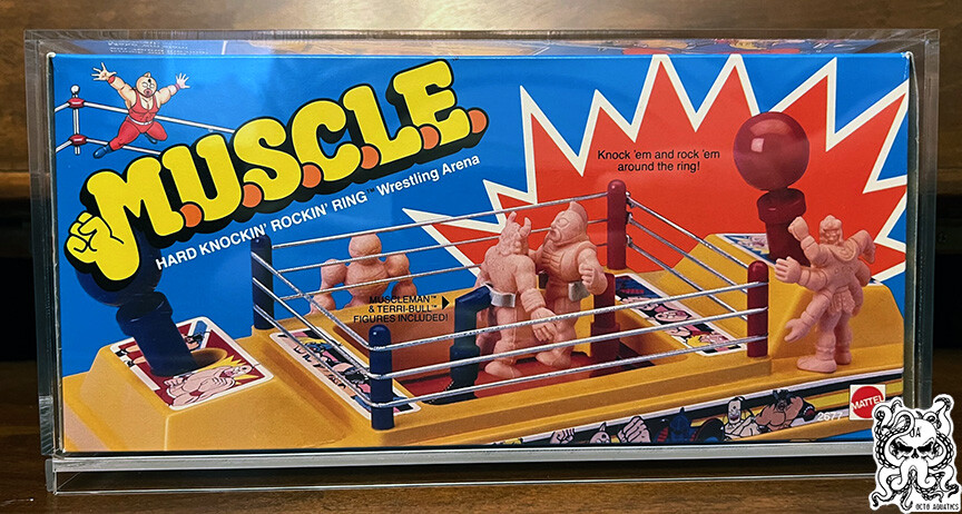 M.U.S.C.L.E Acrylic Display Case Box muscle men toys figures RETRO | eBay
