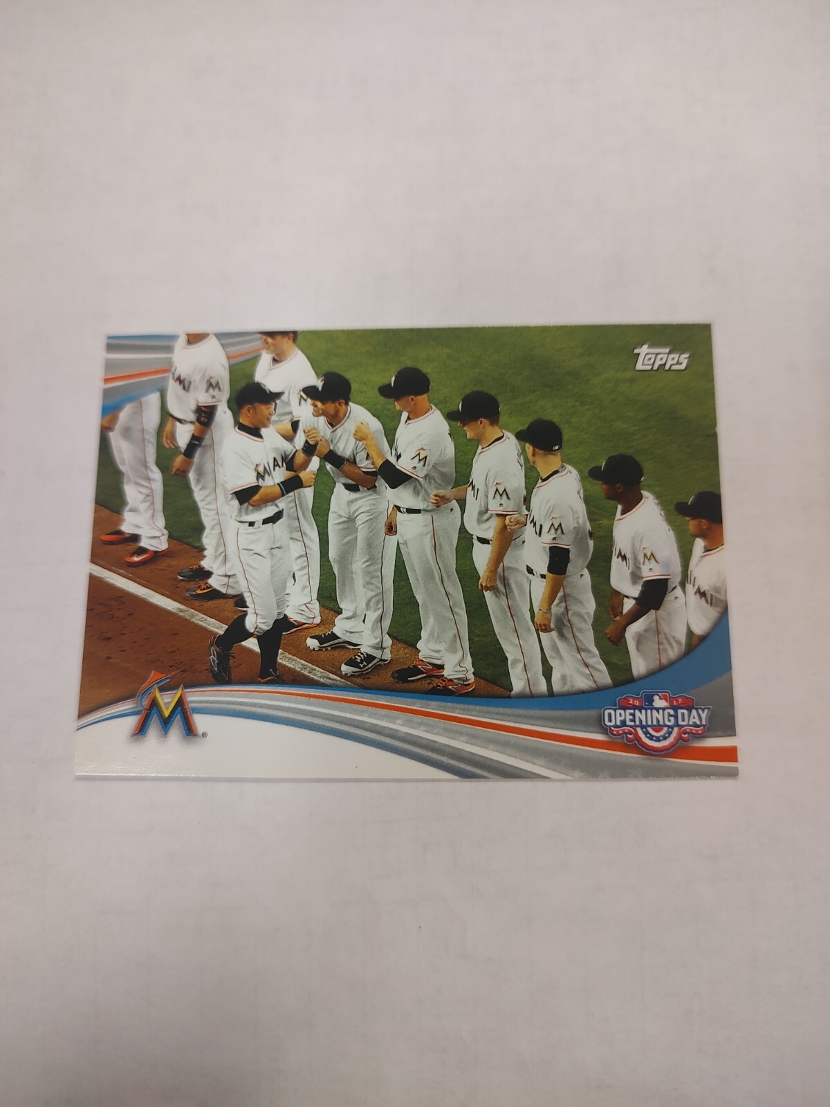 2017 Topps Opening Day Opening Day Miami Marlins #ODB-15 (PWE) | eBay