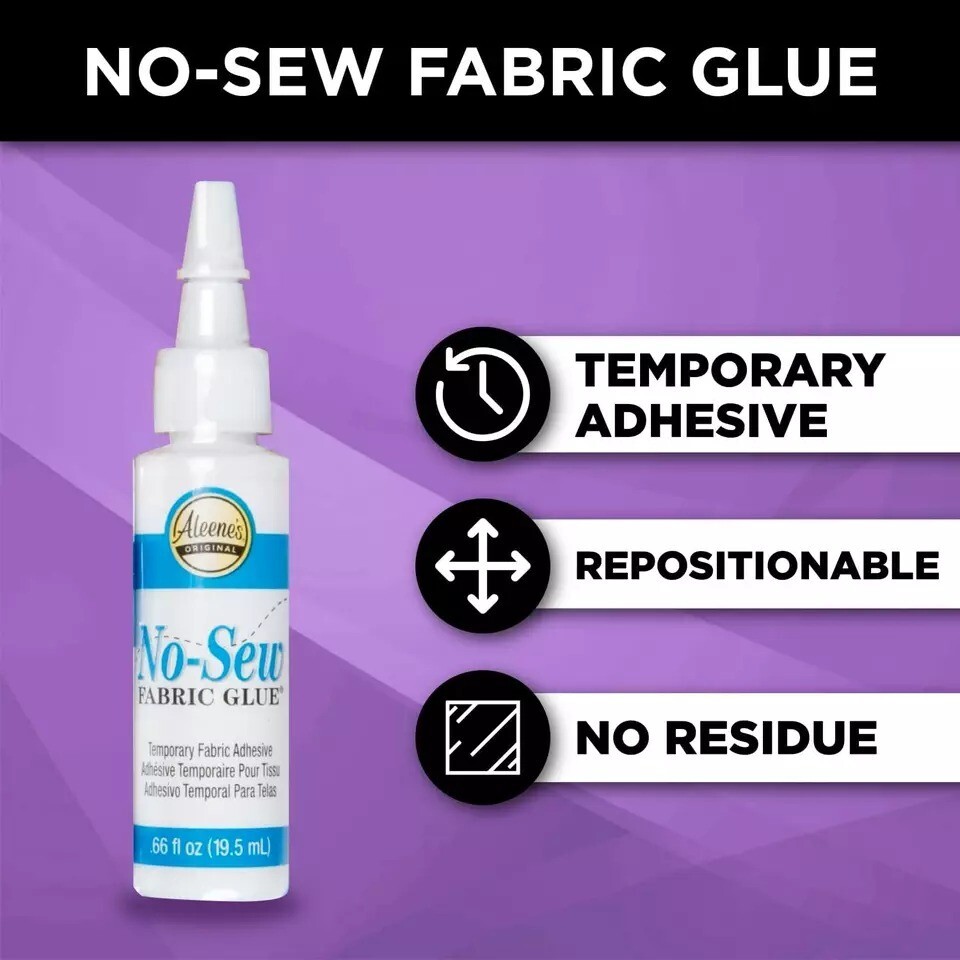 Fabric Glue Mighty Mend it Fabric Glue Permanent Clear Washable ...