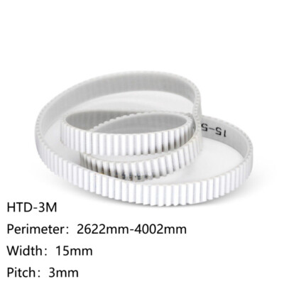 HTD-3M 2622mm-4002mm Pitch 3mm PU Polyurethane Close Loop Timing Belt ...
