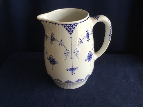 Furnivals Denmark Blue 1 1/2 pint jug ( minor scratches on outside) | eBay