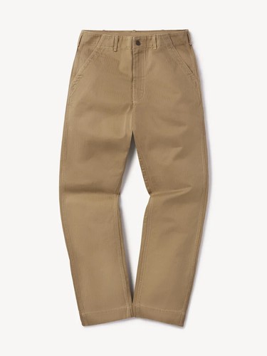 Buck Mason Pants Size 32" Omaha Flyweight HBT Full Saddle Baker Pant ...