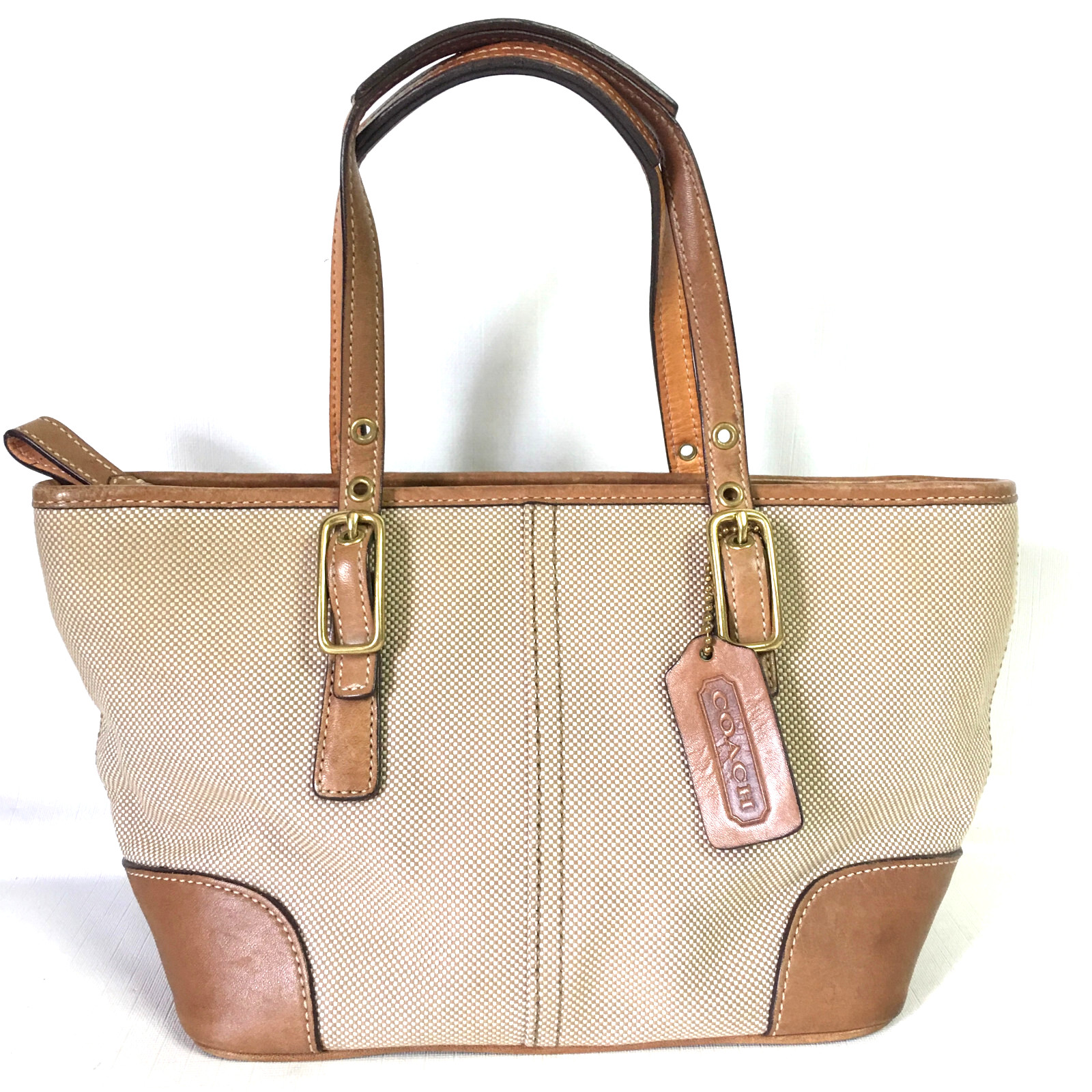 Coach Mini Market Tote 2002 Vintage Brown Satchel Pur… - Gem