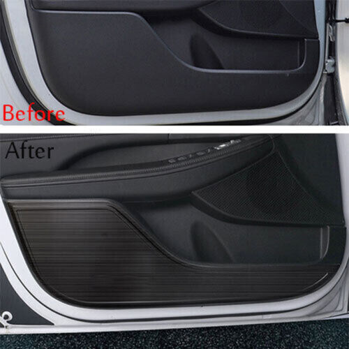 For Hyundai Sonata 2020-2023 Black Inner Door Anti-kick Panel Guard ...