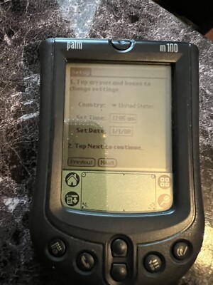 Palm M105 PDA w/Stylus Palm Pilot Digital Organizer planner touchscreen ...